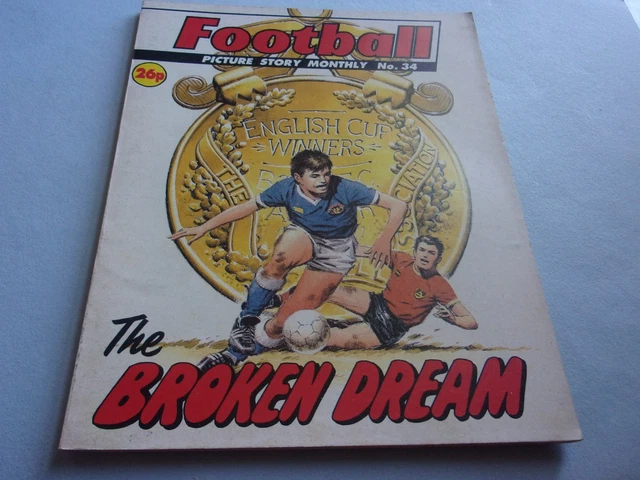 1987 FOOTBALL Picture Story Monthly comic no. 34 £1.13 - PicClick UK