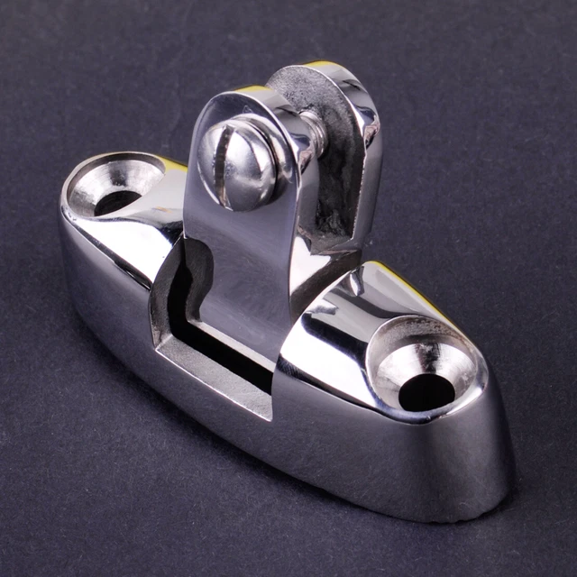 BIMINI HINGE STAINLESS Steel Boot Cover Fitting Sprayhood Ceiling ...