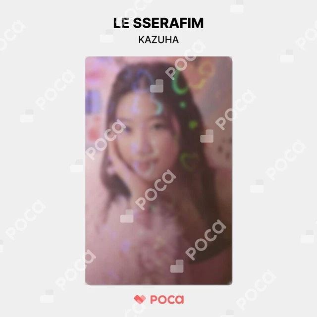 [LE SSERAFIM KAZUHA] FEARLESS version japonaise Carte photo caritative... EUR 6,83 - PicClick FR