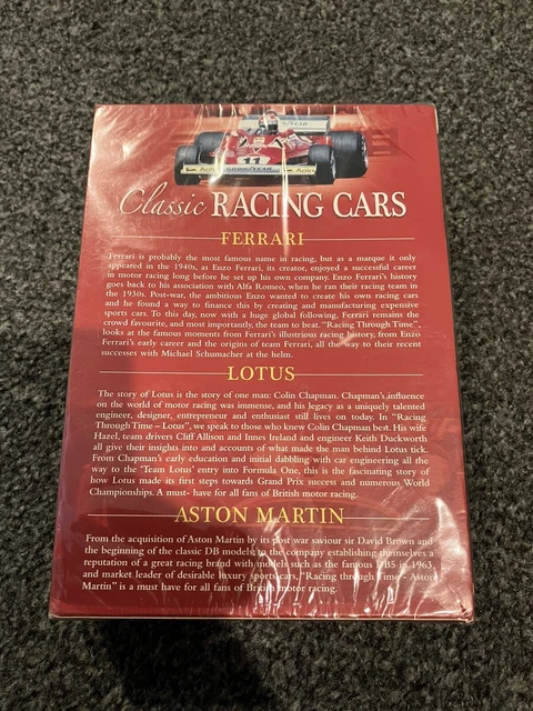 RACING THROUGH TIME: Classic Racing Cars DVD Boxset Ferrari, Lotus ...