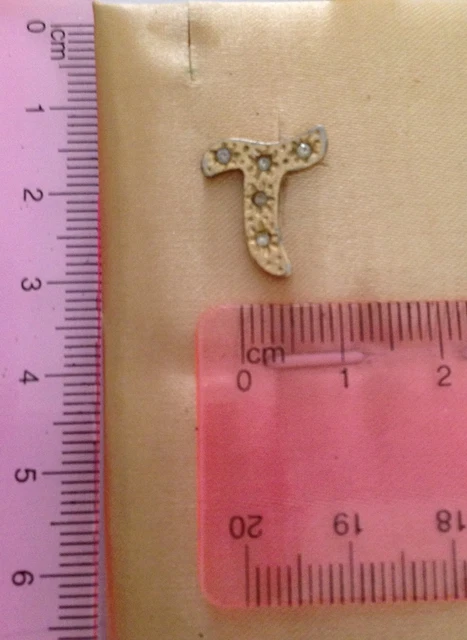 EPINGLETTE DE COLLECTION Tau Doré Avec Strass EUR 9,83 - PicClick FR