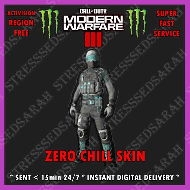PELLE OPERATORE ZERO CHILL CALL OF DUTY MW3 regione codice sblocco ...