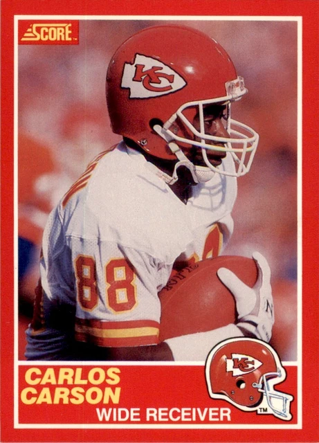 1989 SCORE CARLOS Carson Kansas City Chiefs #168 EUR 2,04 - PicClick FR