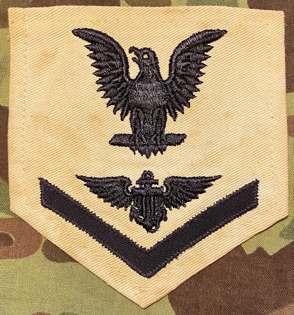 WWII 1943 DATE USN Aviaton Enlisted Pilot Petty Officer 3rd Class Rate ...