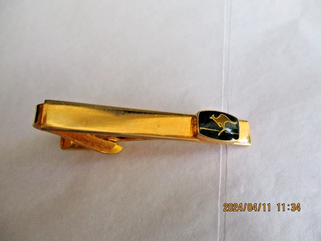 VINTAGE 1960S TRANS Australia Airlines Kangaroo Tie Pin TAA Enamel ...
