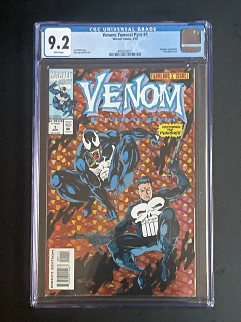 VENOM : FURNERAL Pyre #1 - Marvel Comics, 8/93 Grade CGC 9.2 ...