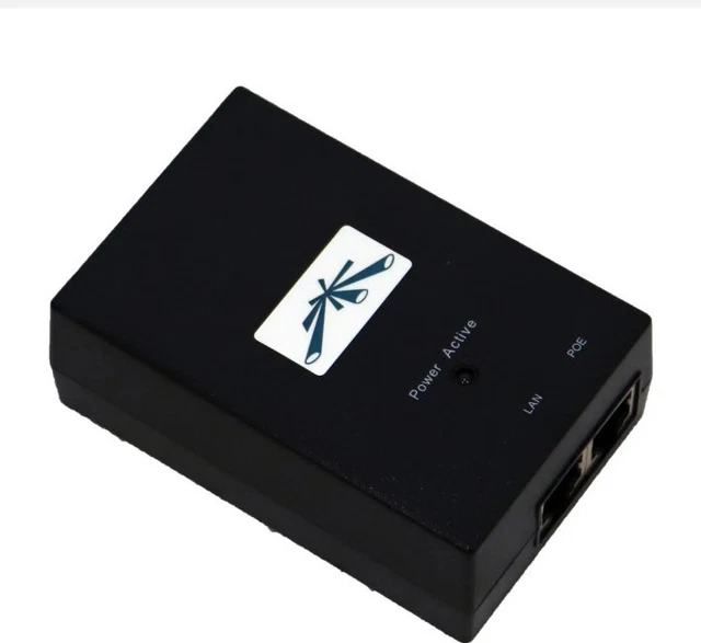 UBIQUITI UBI-POE-48-5G, 48V 0.5A Power over Ethernet Adapter (PoE), REF ...