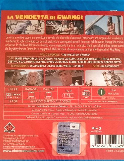 LA VENDETTA DI Gwangi Blu Ray Nuovo Sigillato EUR 60,00 - PicClick IT