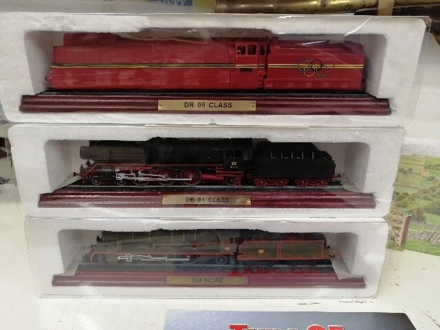ATLAS EDITIONS JOBLOT x 3 Locomotive Legends Pacific Etc Diecast Train ...