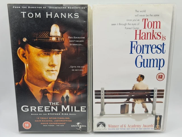 VHS TOM HANKS Bundle - The Green Mile & Forrest Gump. £9.00 - PicClick UK