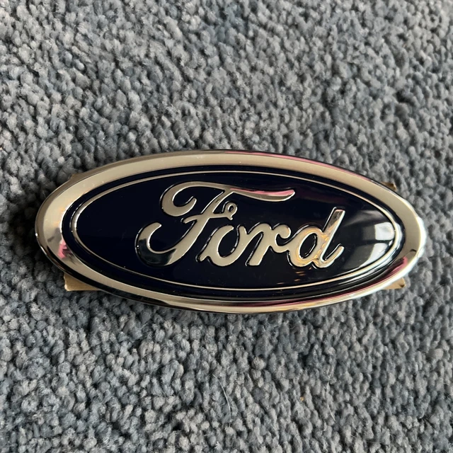 GENUINE FRONT BUMPER Ford Blue Oval Badge Emblem Logo Decal £16.99 ...