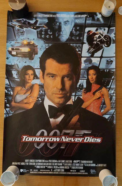 TOMORROW NEVER DIES International One Sheet - James Bond 007 Pierce ...