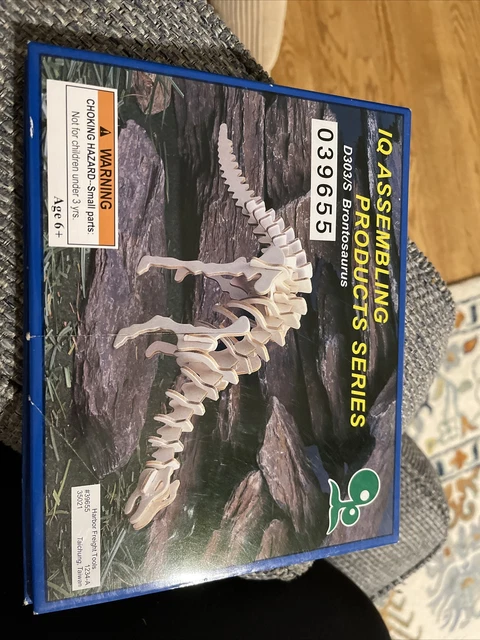 3D WOODEN MODEL - Brontosaurus And Styracosaurus $15.00 - PicClick