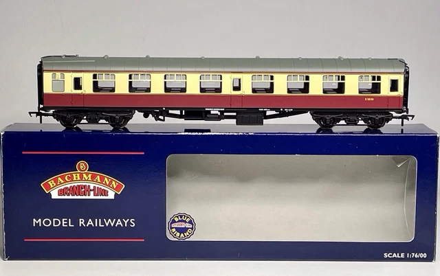 BACHMANN 39-052D MK1 SO Standard Open Coach BR Crimson & Cream E3858 ...