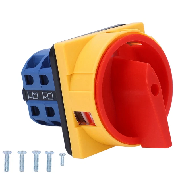 CAM CHANGEOVER SWITCH 25A Padlockable Cam Selector Load Power £12.84 ...