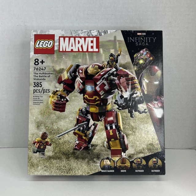 LEGO MARVEL: THE Hulkbuster: The Battle of Wakanda 385 Pc. Lego Set $50 ...