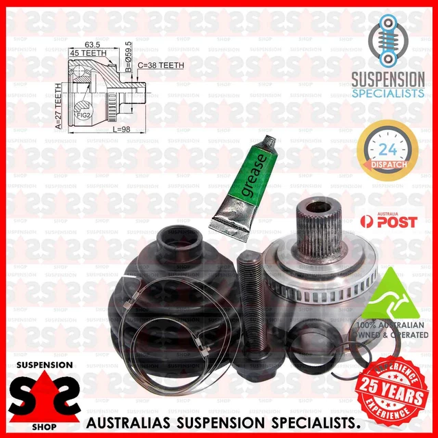 FRONT AXLE JOINT Kit, Drive Shaft Suit VW Passat B5 (3B2) 2.8 V6 Syncro/4motion EUR 81,61 ...