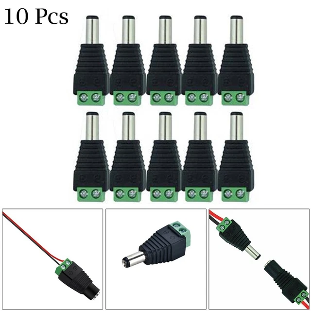 NÜTZLICH GLEICHSTROMANSCHLUSS ADAPTER 12 V 5.5x2.1mm Balun Männlich ...