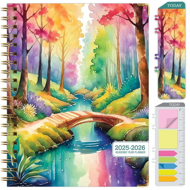HARDCOVER ACADEMIC YEAR 2025-2026 Planner: (June 2025 Through July 2026 ...
