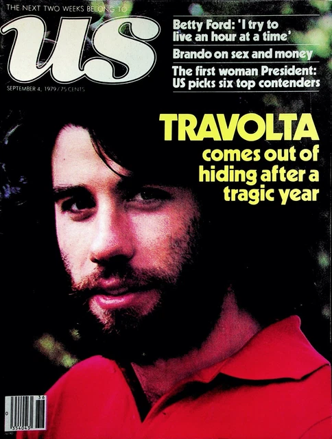 VINTAGE US MAGAZINE 1979 September Travolta Betty Ford Brando Cancer ...