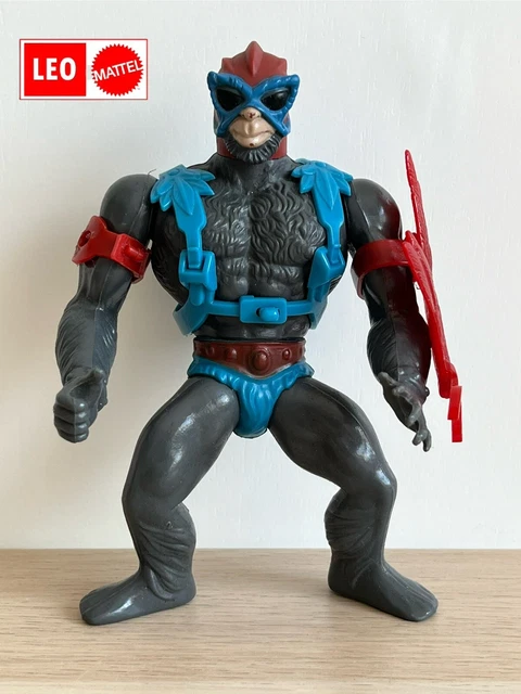 RARE VINTAGE MASTERS Of The Universe - Stratos Leo Toys (Inde). Motu ...