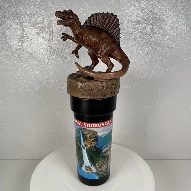 JURASSIC PARK 3 Universal Studios 2001 Drinks Cup Spinosaurus Topper ...