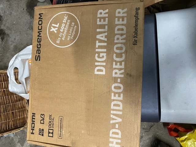 NEU VODAFONE SAGEMCOM RCI88-1000 Digitaler HD-Video-Festplatten ...