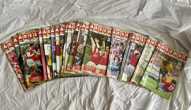 ARSENAL 1993/94 HOME Matchday Programmes Set of 29 (Near Complete) All ...