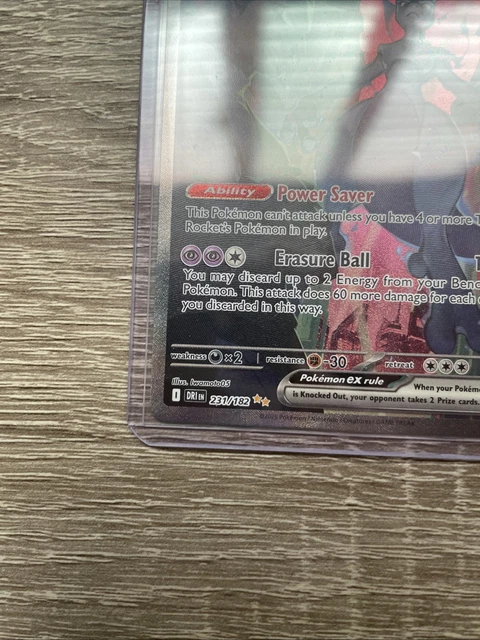 POKÉMON DESTINED RIVALS Team Rocket’s Mewtwo EX SIR 231/182 $480.00 ...