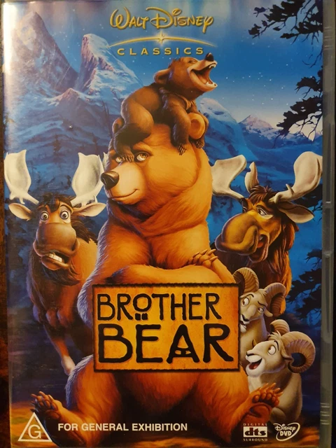 BROTHER BEAR (DVD, 2003) Walt Disney Animated Film Region 4 FREE POST ...