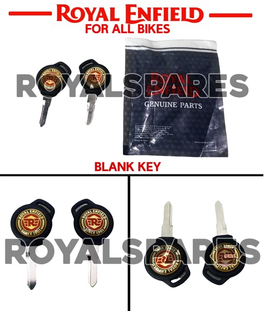 ROYAL ENFIELD &BLANK KEY PAIR" For All Royal Enfield Bikes - Express ...