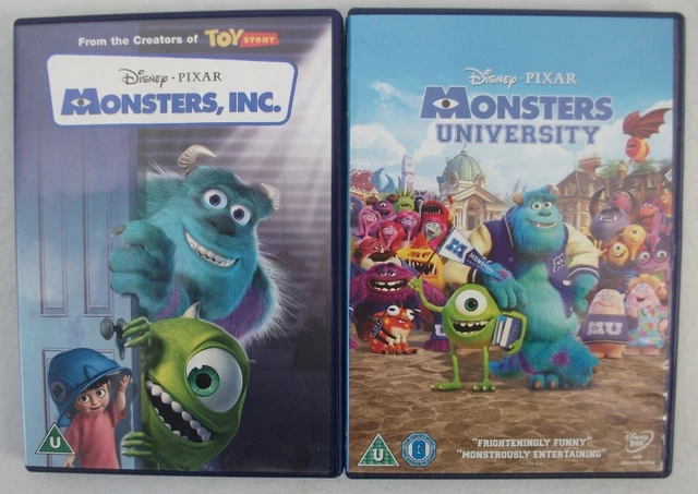 WALT DISNEY/PIXAR MONSTERS Inc & Monsters University (2 DVD) Kids Film ...