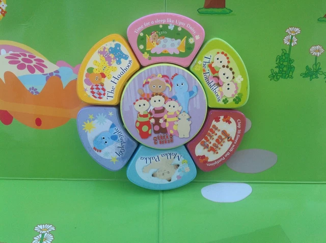 IN THE NIGHT Garden Friends Spinning Game Flower Haahoo Shaped Toy ...