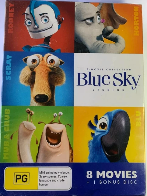 ICE AGE 1-4, Rio, Robots, Epic, Horton Hears A Who - 8 Movies (9DVDs ...