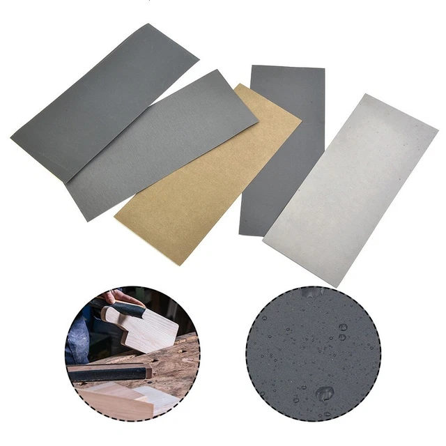 EASY HANDLING EACH Sandpaper Clearly Marked with Sand Grain on the Back ...