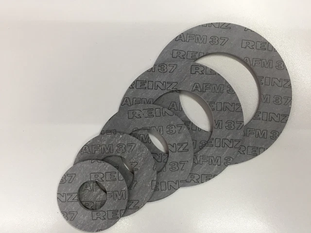 FLANSCHDICHTUNG FLACHDICHTUNG DN15 - DN200 Reinz AFM 37 Stärke 2mm ...
