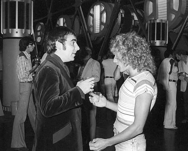 SINGER ROGER DALTREY and drummer Keith Moon of the rock and roll ba Old ...