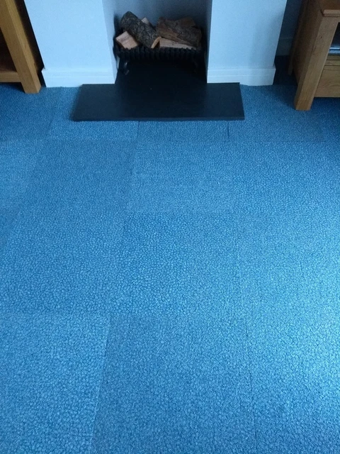 HEUGA GRAPHLEX COMPUTER Guard Blue Carpet tiles 50cm X 50cm £56.00 ...