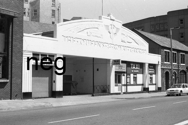 35MM BUS NEGATIVE The Queens & Royal Garage Building Cardiff Neg N0 293 ...
