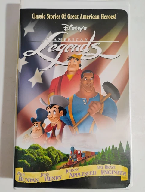 DISNEY’S AMERICAN LEGENDS VHS 2002 Walt Disney Video VHS Clamshell case ...