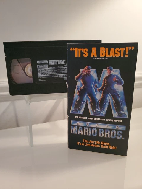 SUPER MARIO BROS. Brothers VHS Live Action 1993 Comedy Nintendo Video ...