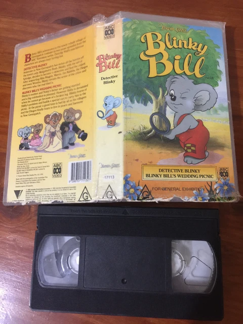 BLINKY BILL CARTOON vhs movie 1995 australian abc video $53.00 ...
