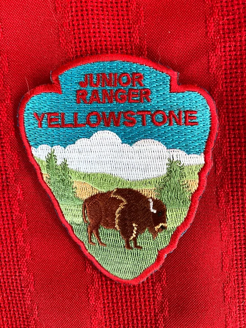 NEW! PATCH YELLOWSTONE National Park Junior Ranger Bison Embroidered ...