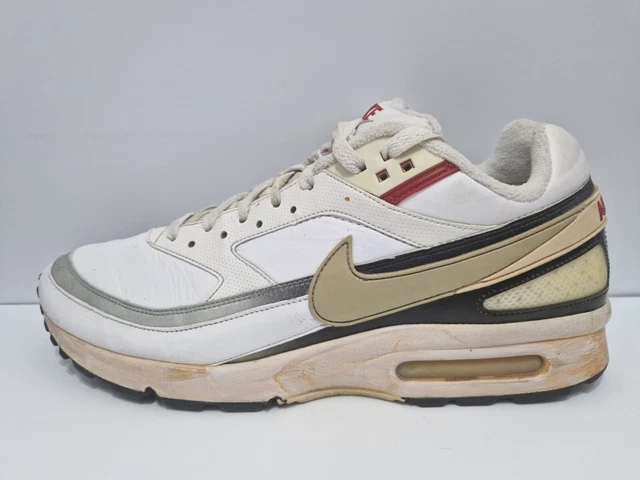 NIKE AIR MAX BW Classics White Grey Red Size 46 Defect Lovers Item £15. ...
