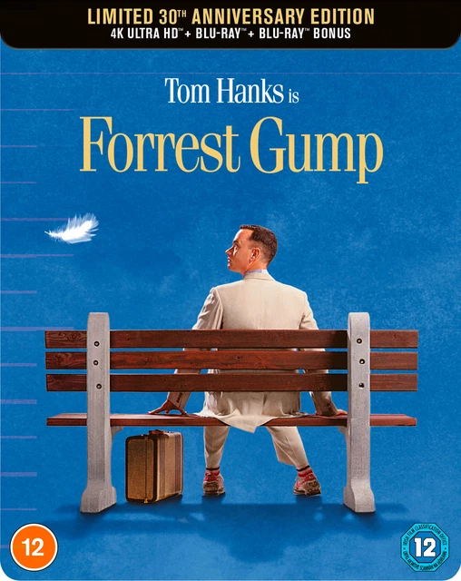 FORREST GUMP STEELBOOK + Booklet (4K UHD Blu-ray) Robin Wright Penn ...