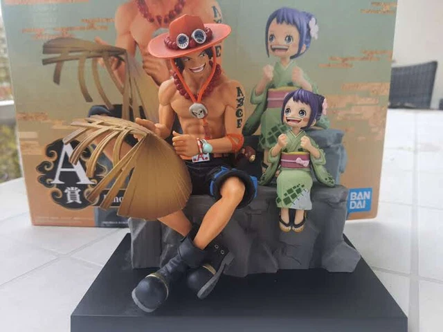 FIGURINE OFFICIELLE ONE Piece Ace et Otama (Ichibansho, Emorial ...