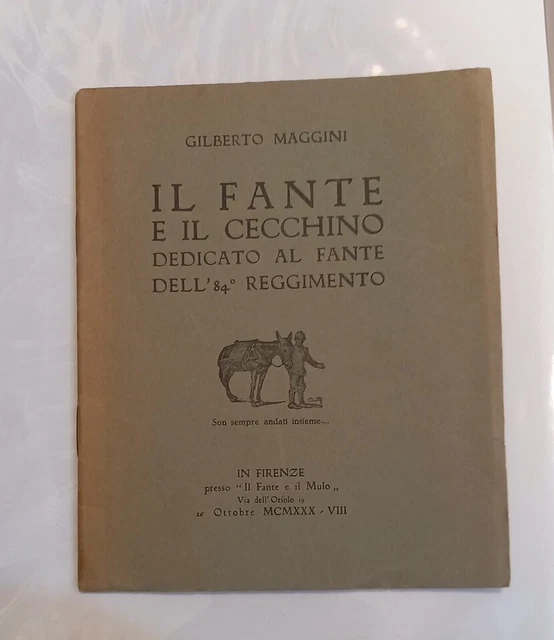 &IL FANTE E il cecchino" di Gilberto Maggini EUR 7,00 - PicClick IT