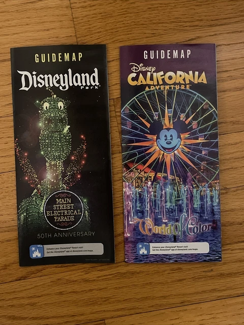 DISNEYLAND PARK GUIDE map Disney Main Street Electrical Parade DCA ...