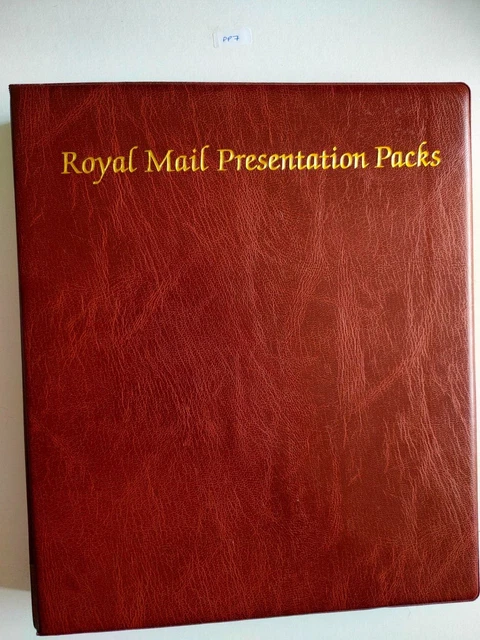 ROYAL MAIL PRESENTATION Pack Album - 18 Leaves to hold 72 packs - Mid Brown. PP7 £0.99 - PicClick UK