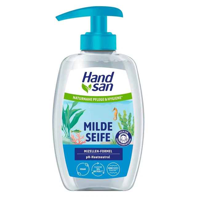 HANDSAN LIQUID SOAP Mild Micellar Formula 300ml £2.09 - PicClick UK